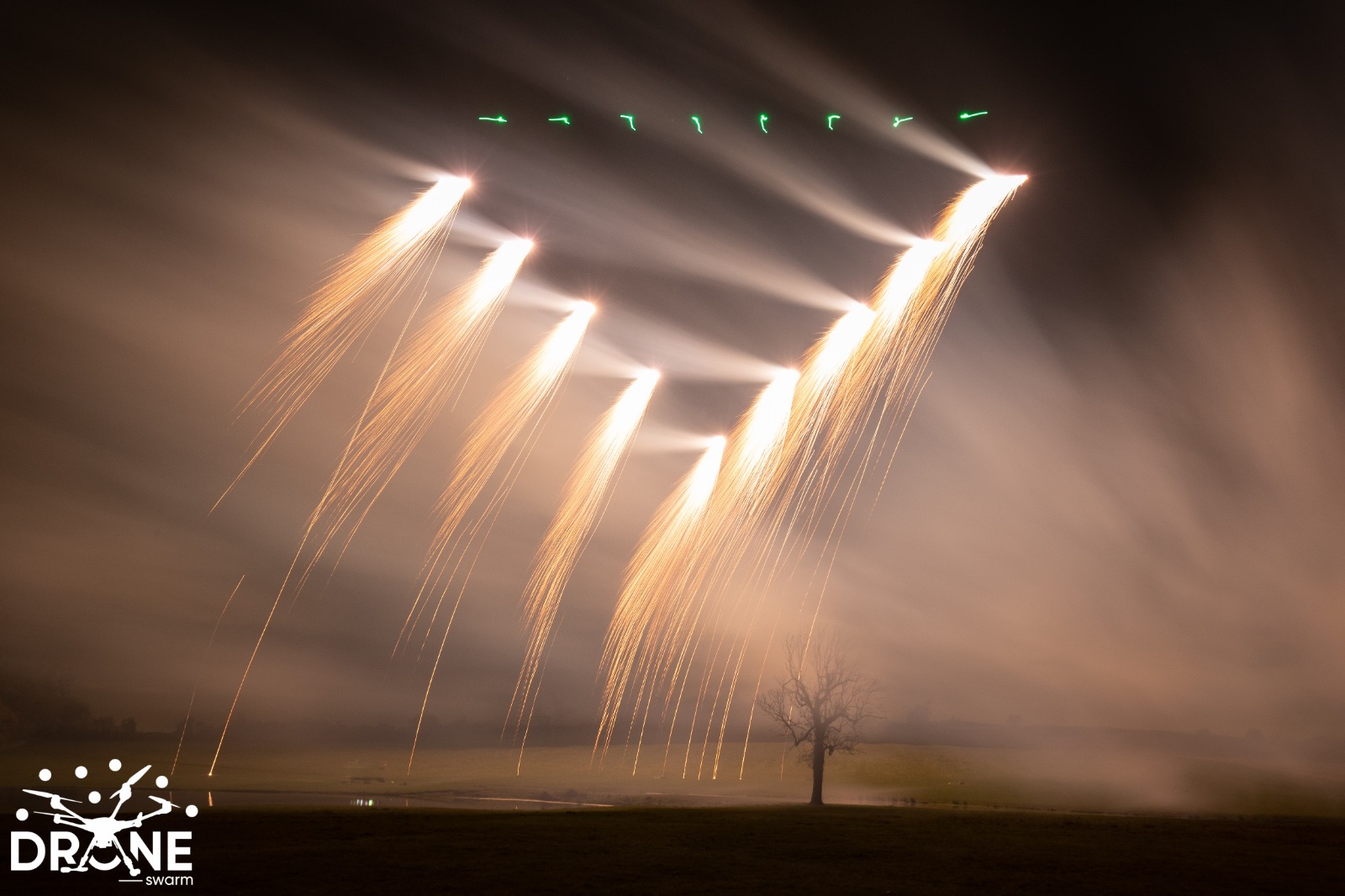 Fireworks Drone Light Show - DroneSwarm - Drone Swarm Displays