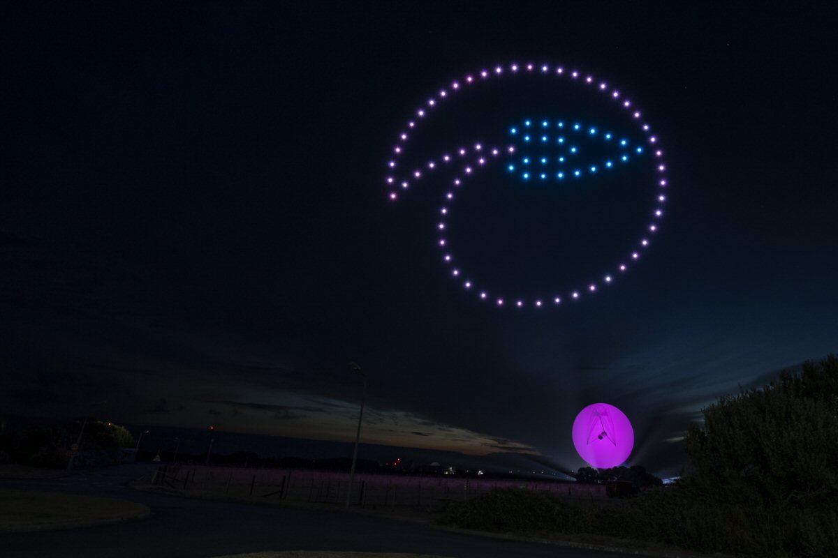 Goonhilly 60 Drone Show