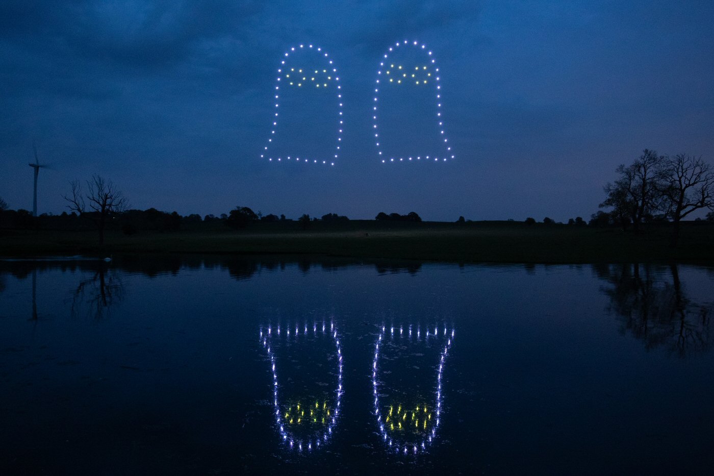 Halloween Drone Light Show