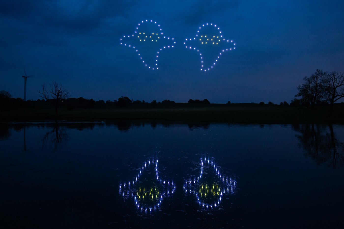 Halloween Drone Light Show