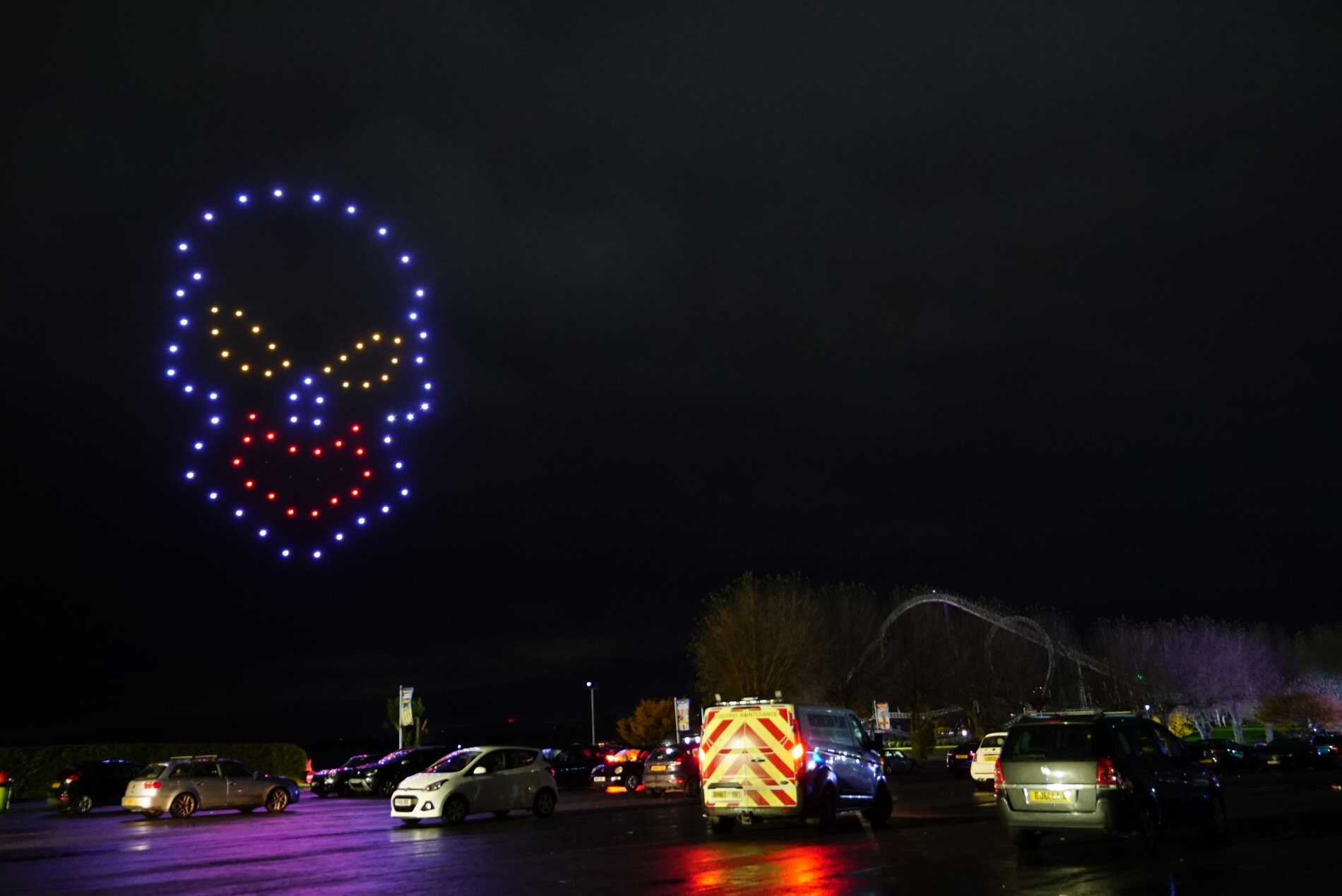 Flamingoland Halloween Drone Show